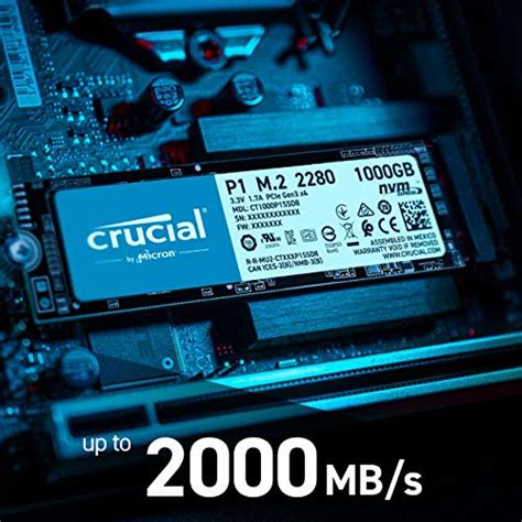 Crucial P Gb Pcie Gen X Nvme M Internal Solid State Drive Ct P Ssd