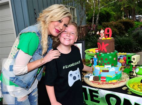 Tori Spelling And Dean McDermott Throw 9 Year Old Son Liam The Ultimate