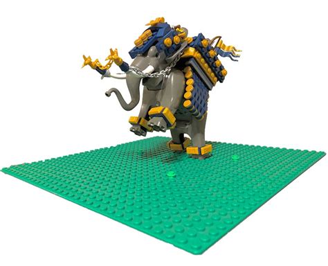 Lego Moc 241497 War Elephant Armor And Tower By Dragonmasterbuilder