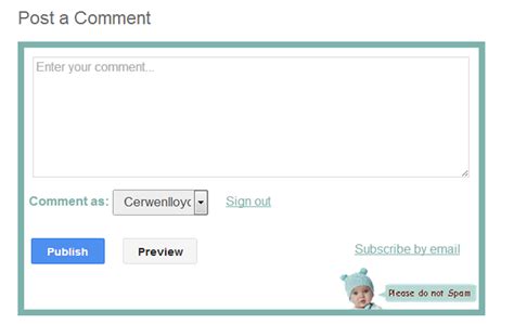 How To Customize The Comment Box In Blogger Blogging Tips And Tricks