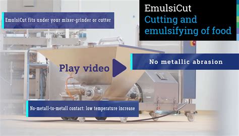 Lieder Emulsicut Emulsifier And Cutter For Your Meat Production