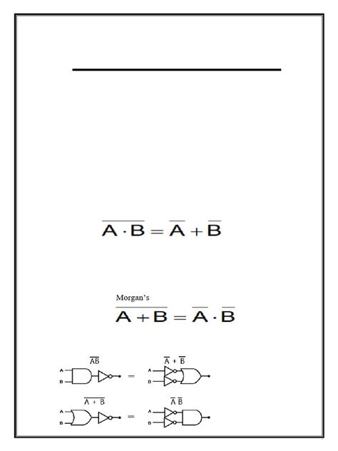 De Morgans Law Pdf