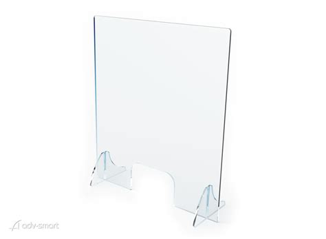 Pannello Di Protezione In Plexiglass Parafiato Da Banco Adv Smart