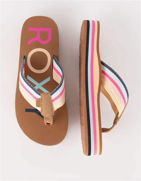 Roxy Chika Hi Girls Sandals Navy Combo Tillys