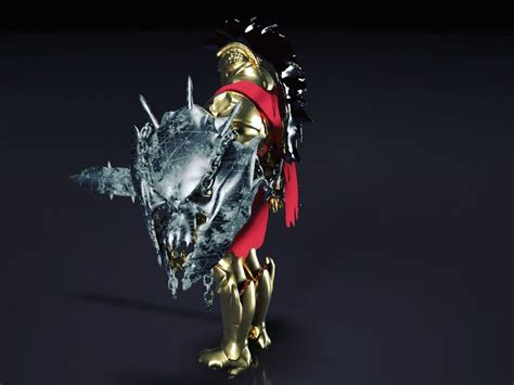 Ares Character Smite Pc Game 3d Model Flatpyramid