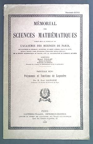 Polynomes Fonctions Legendre AbeBooks