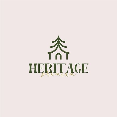 Creative Pine House Logo For Corporate Business Identity Design Vector