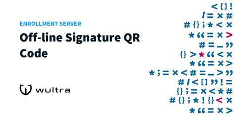 Enrollment Server Off Line Signature Qr Code Wultra Developer Portal