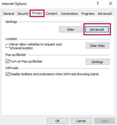 Enabling Third Party Cookies In Supported Browsers Click Support