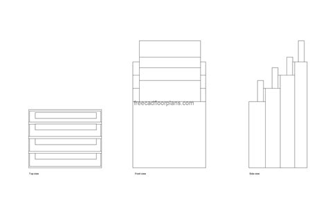 Brochure Rack Free Cad Drawings