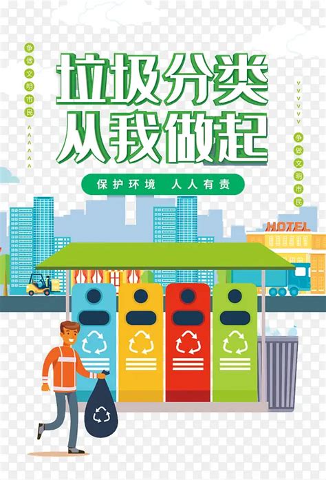 垃圾分类从我做起争做文明市民png图片素材下载 图片编号10843106 Png素材网