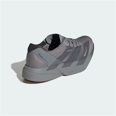 Satisfy X Adidas Adizero Adios Pro 4 Satisfy Night Metallic Grey Five