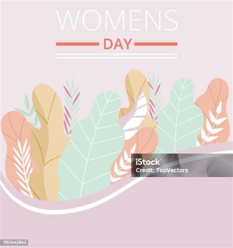 파스텔 색상 파티 초대장 축제 배너 벡터 일러스트 레이 션에 꽃 요소와 여자의 날 인사말 카드 0명에 대한 스톡 벡터 아트 및 기타 이미지 Istock