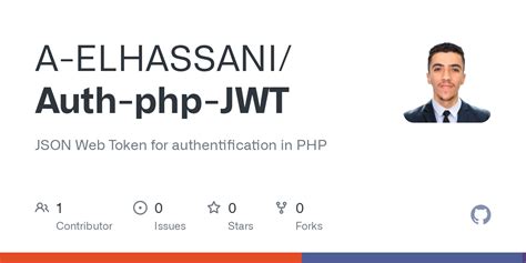 Github A Elhassaniauth Php Jwt Json Web Token For Authentification