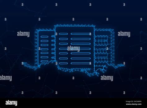 Data Center Mainframe Service Concept Banner Server Rack Server Room