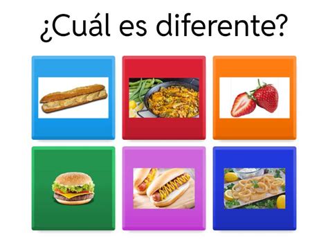 ¿cuál Es Diferente Quiz