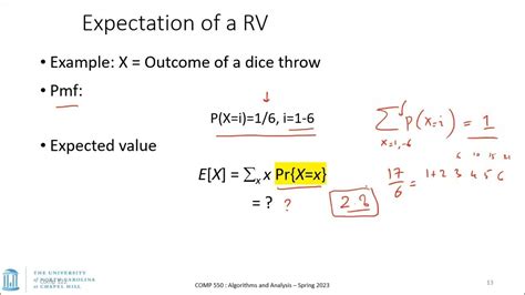 Unc Algorithms And Analysis S23 Lecture 8 Hiring Problem And Quicksort Analysis Youtube