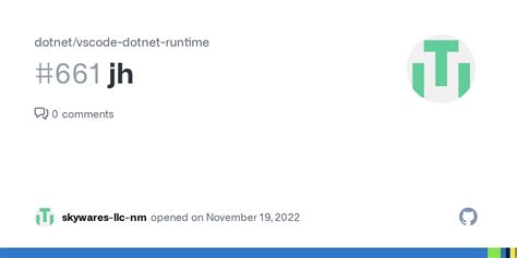 jh · issue 661 · dotnet vscode dotnet runtime · github