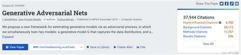 【论文阅读】 Gan Generative Adversarial Nets Gan论文地址 Csdn博客