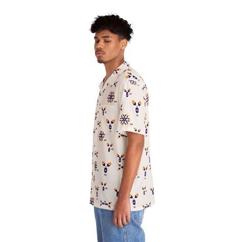 Antibody Hawaiian Style Button Up Shirt Igg Science Themed Dress Shirt