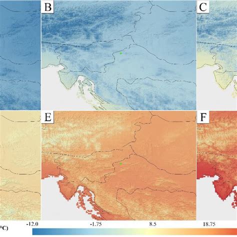 The Reconstructed Mean Temperature Values Of July A August B Download Scientific