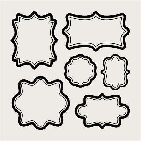 A Set Of Round Objects With A White Background Premium Ai Generated