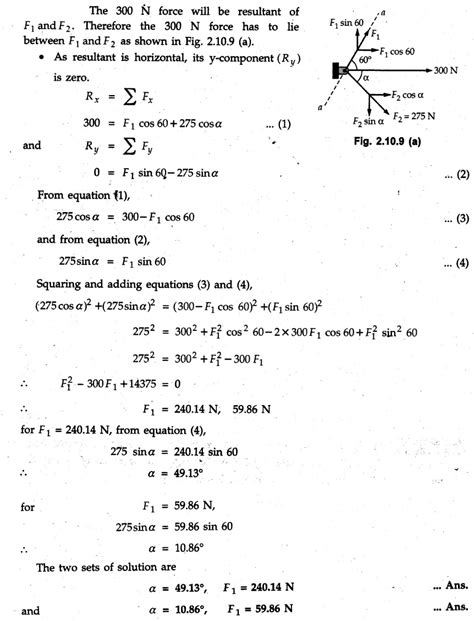 Solved Example And Practice Problems Magnitude Of Resultant