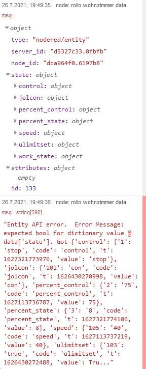 In Node Red How To Configure A Ha Sensor Entity Node To Receive State
