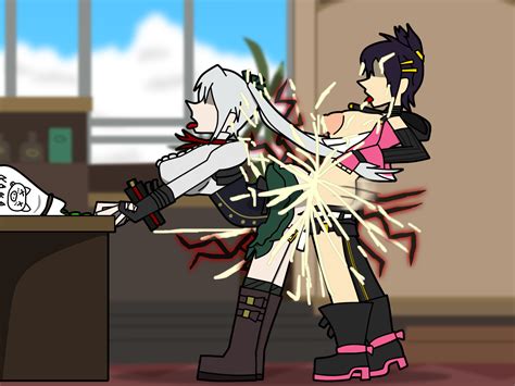 Rule 34 Black Hair Boots Breasts Breasts Out Butt Ripples Ciel