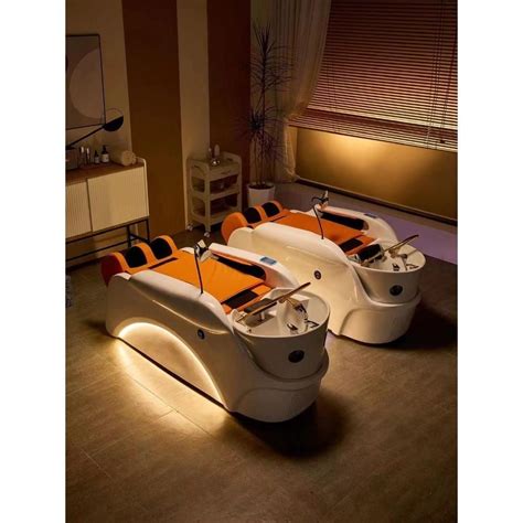 Ivy Japanese Head Spa Shampoo Bed With Human Touch Massage Spa Room