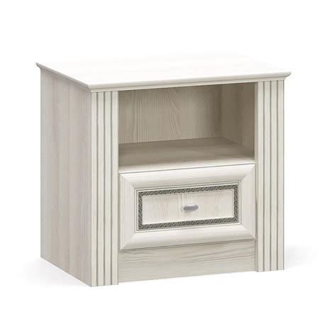 ᐉ Спальня комплект Меблі Сервіс Брістоль ДСП МДФ дзеркало ламелі Ясен сніговий • Краща ціна в