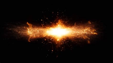 Fiery Cosmic Explosion Simulation Overlay For Space Themed Video Projects Videos