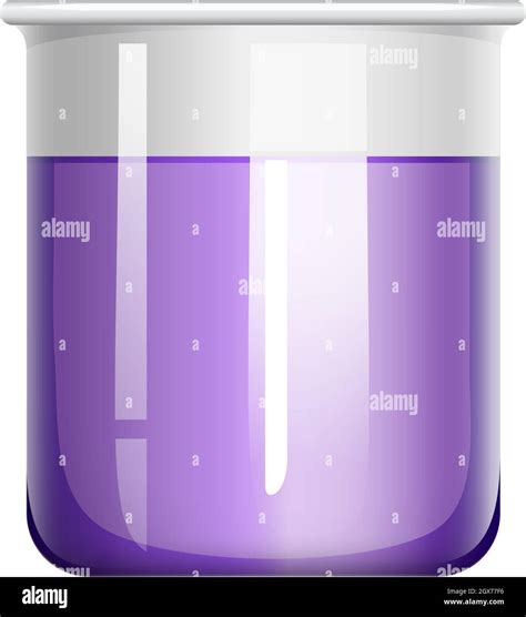 Purple Liquid In Glass Beaker Stock Vector Image And Art Alamy