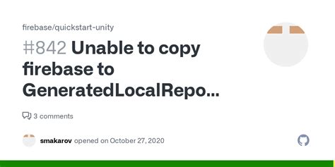 Unable To Copy Firebase To Generatedlocalrepo When Forced Resolve · Issue 842 · Firebase