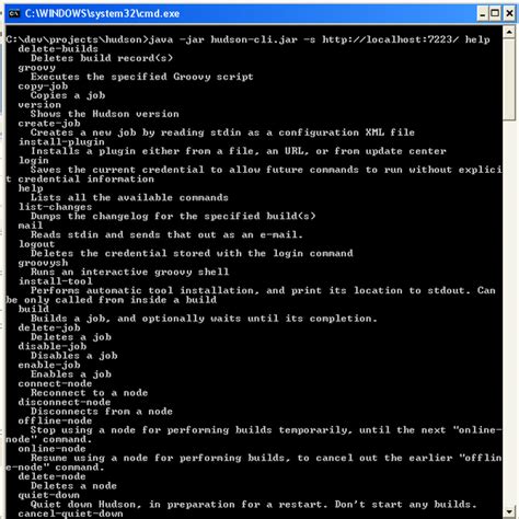 Configuration Configure Or Create Hudson Job Automatically Stack