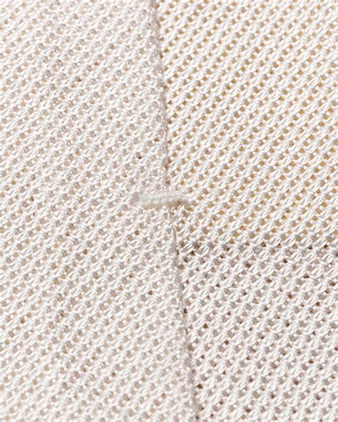 ホワイト グレナディン織りネクタイ Eton