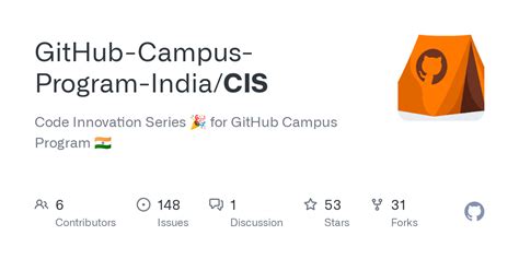 Github Github Campus Program Indiacis Code Innovation Series 🎉 For