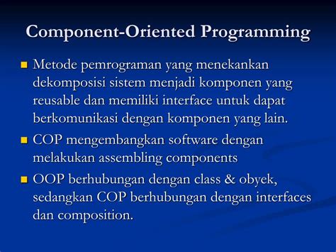 Ppt Overview Component Oriented Programming Powerpoint Presentation Free Download Id5729499