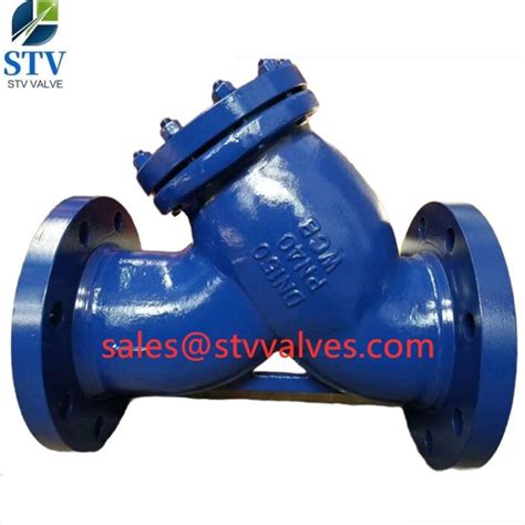Din 3352 Y Type Strainer Wcb Dn50 Pn40 Rf Ends China Valve Manufacturer Stv