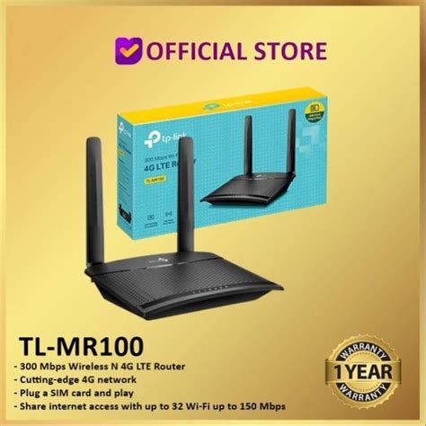Jual Tp Link Tl Mr Mbps Wireless N G Lte Router Tp Link Tl Mr Di Seller Sweet Shop