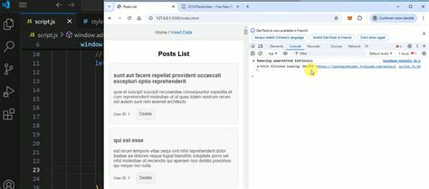 Tuto Js 23 Le Crud Via Une Fonction Asynchrone Asyncawait Sur