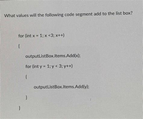 Solved Code Int Count 2 Do Count 8