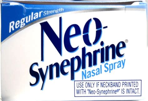 Neo Synephrine Nasal Decongestant Regular Strength Spray 5 Oz