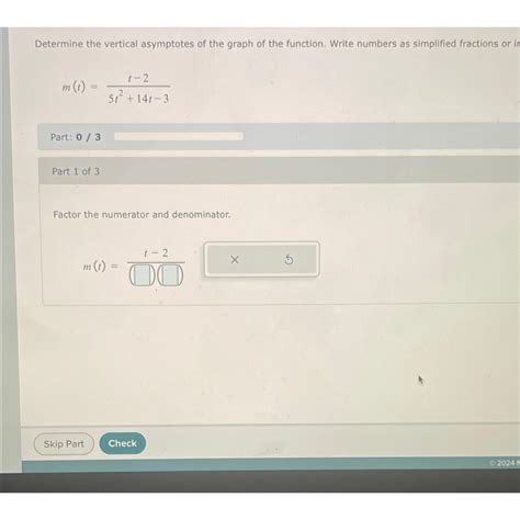 Solved Determine The Vertical Asymptotes Of The Graph Of The