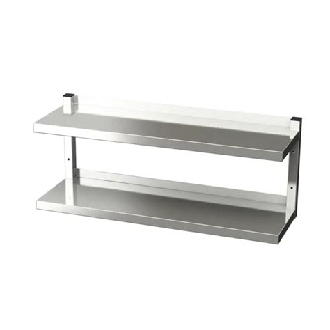 ᐉПолиця навісна дворівнева СТАЛЬ КОВ