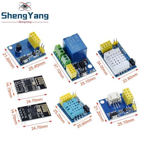 Tzt 스마트 홈 원격 제어 스위치 전화 앱 Esp 01s Led 컨트롤러 5v 와이파이 릴레이 모듈 Ds18b20 Dht11 Dht22 Esp8266 활성 구성 요소