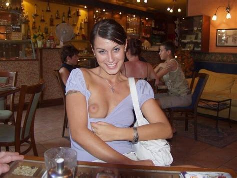 Single Boob Flash In Restaurant Pornzsage Single Boob Flash In Restaurant Pornzsage