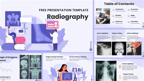 Radiography PPT Presentation Template EaTemp