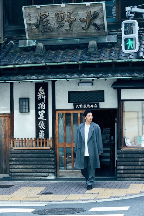 最旬ライトアウターを着る 尾上松也が 東銀座に舞い降りた｜メンズライフスタイルwebマガジン｜gooda【グーダ】