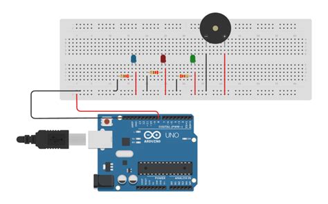 Circuit Design Arduino Music And Light Show Project Using Max 32 Tinkercad